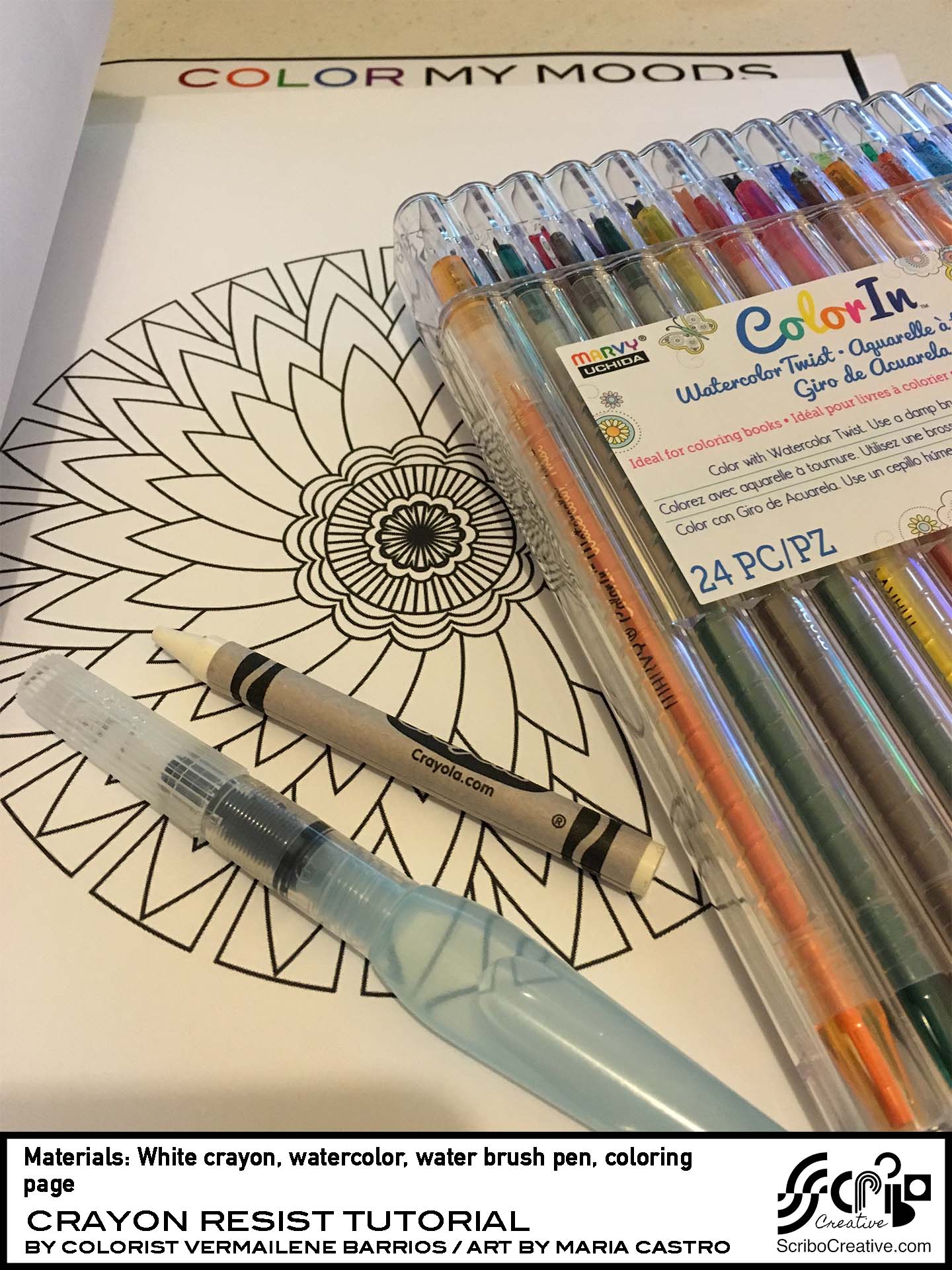 Crayon Resist Tutorial - Scribo Creative